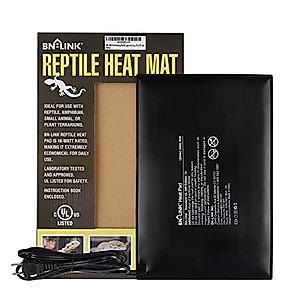 BN-LINK 8" X 12" Reptile Heating Mat & Smart WiFi Digital Temperature Controller Heating Cooling Compatible with Alexa and Google Home for Reptiles Aquarium