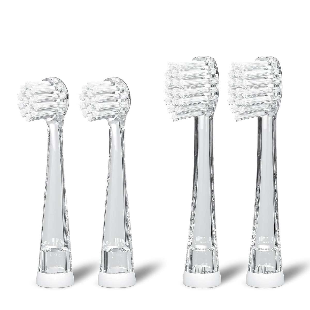 SEAGO Baby and Kids Electric Toothbrush Replacement Heads SG-849 for 513，2139 ，977 - Pack of 4 (025+037