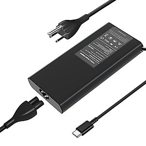 Charger for 130W USB C Type C Laptop for dell XPS 15 17 2in1 9575 9500 9700 Precision 5530 2in1 5550 5750 3560 M3800 M2800 Latitude 7410 7310 7210 9410 9510 5420 5520 5510 Power Supply Cord