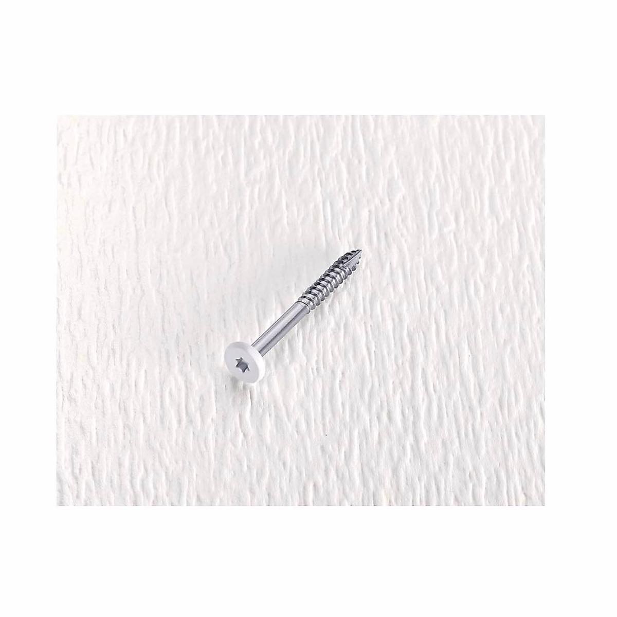 Headcote White Fascia Screws No. 9 X 1-7/8 in. L Stainless Steel Torx 100 Pack