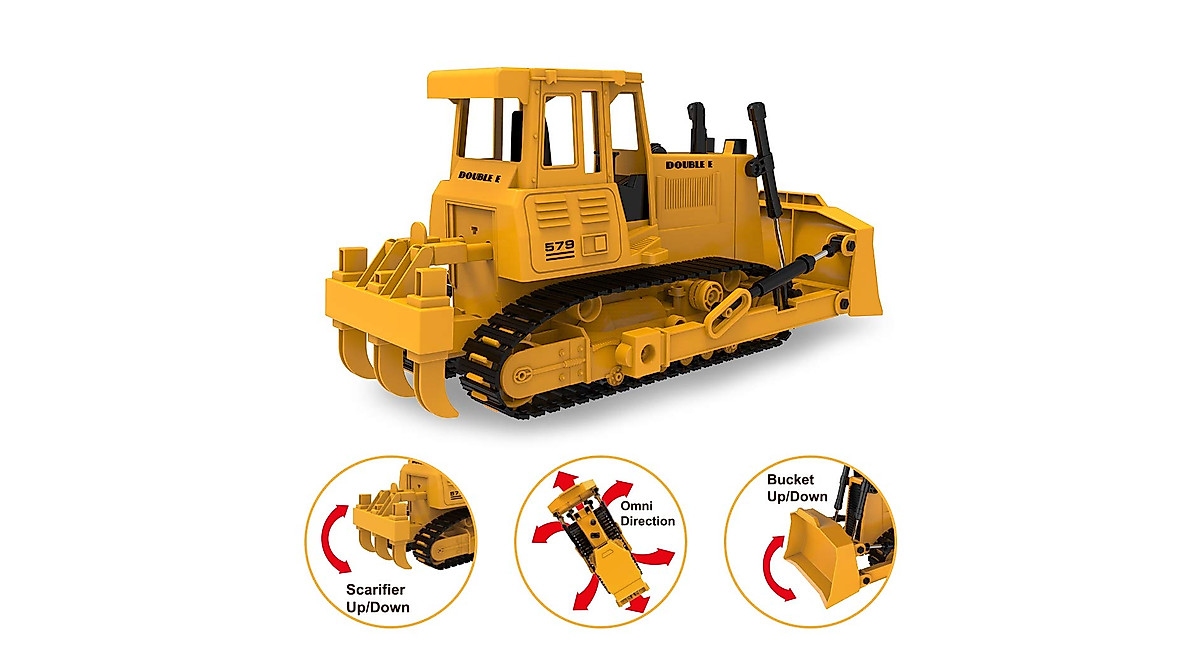 Mostop RC Bulldozer: Realistic Remote Control Toy for Kids
