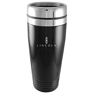 Au-Tomotive Gold Inc. Stainless Steel Vacuum Travel Mug for Lincoln Black - TM150.LIN.BLK-1