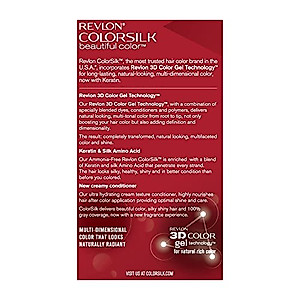Revlon Colorsilk Hair Color 60 Dark Ash Blonde, Pack of 3