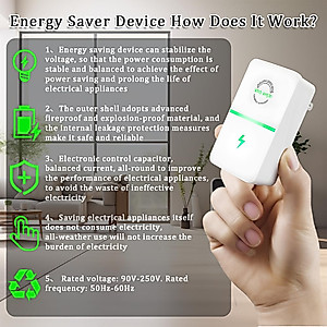 6pcs Energy Saving Device, 2024 New Stop Wasting Electricity Saving Box