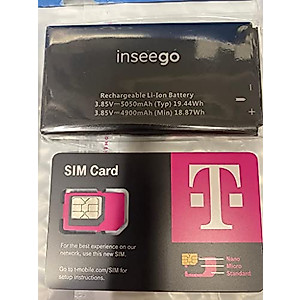 INSEEGO M2000 5G MIFI WiFi-6 Ultimate Hotspot T-Mobile Including a T-Mobile 5G SIM Card & SIMBROS SIMKEY New in Box Complete All OEM REG Price 349.99