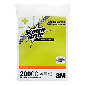 3M 200CC Scotch-Brite Griddle Screen - 20 / PK