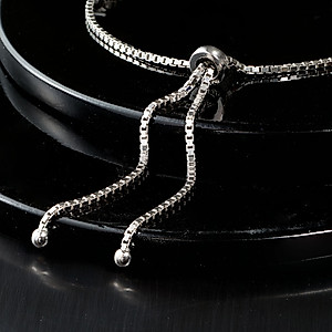 Ross-Simons 4.00 ct. t.w. CZ Bolo Bracelet in Sterling Silver