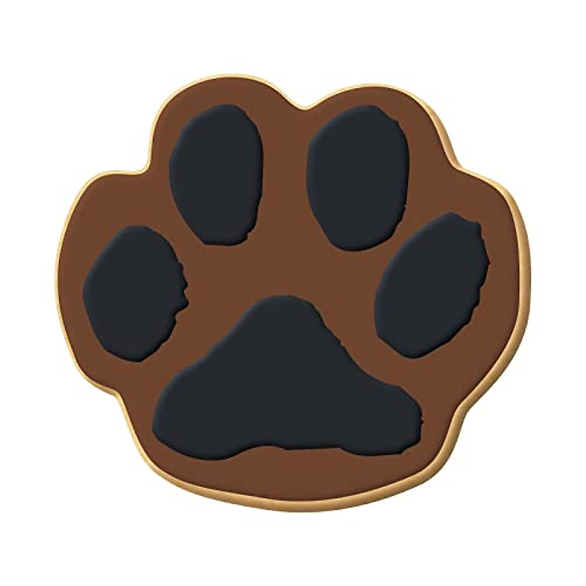 Paw Print Tin Cookie Cutter 2.25 Inch – Made in the USA – Foose Cookie Cutters Tin Plated Steel - Paw Print Tin Cookie Mold