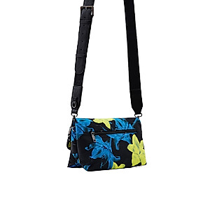 Desigual Accessories Fabric Across Body Bag, Black