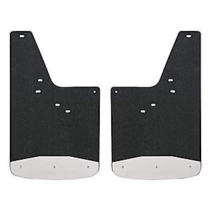 LUVERNE 251440 Front or Rear 12-Inch x 20-Inch Textured Rubber Mud Guards, Select Chevrolet Silverado, GMC Sierra 1500, 2500, 3500 HD