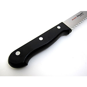 Houcho.com Suisin Inox Western-Style Knife Series, Genuine Sakai-Manufactured, Inox Steel 9.8" (250mm) Bread Knife