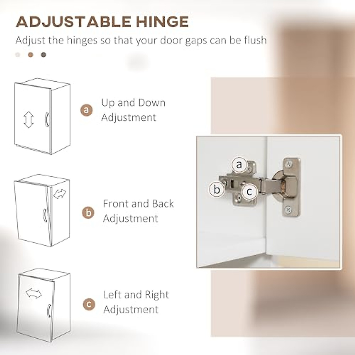 HOMCOM 71" Kitchen Buffet with Hutch, Pantry Storage Cabinet with Shelves, Open Microwave Countertop for Dining Room, Living Room, White