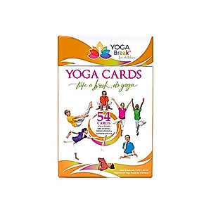 Kids Yoga Cards, 54 Educational Flash Card Deck for Children, 7 Sequences with Yoga Poses, Breathing Exercises, Meditations and Affirmations.