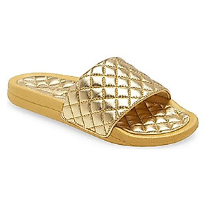 APL: Athletic Propulsion Labs Women's Lusso Slide, Metallic Gold, 7