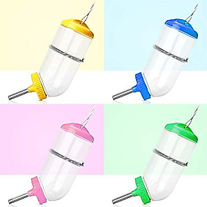 Opla3ofx 250/500ml Pet Rabbit Dog Hamster Hanging Auto Water Bottle Dispenser Feeder, Dispenser Bottle, Rabbit for Small Animal Guinea Pig, Rabbit, Guinea Pig, Rat, Gerbil, Chinchilla Green-S S