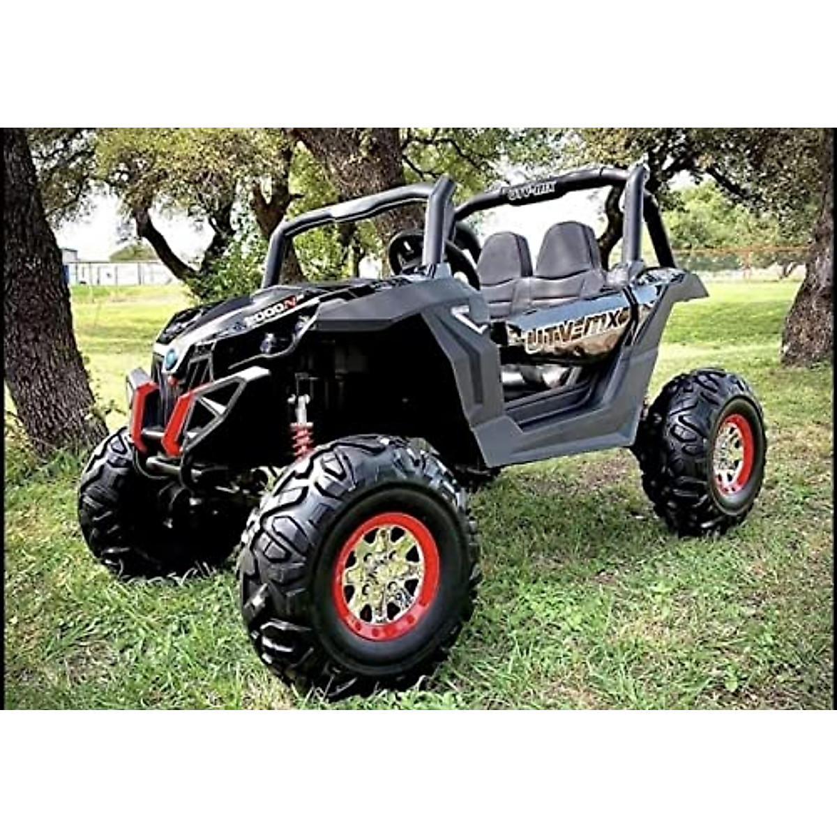 4X4 2022 Upgraded Kids Electric Ride on car RC Remote Power Wheel 24v XL Buggy Style Kids Ride on car RZR 2 Adjustable seats 24VOLT Rubber Tires Holds 160 lb mp3 Bluetooth 9 mph