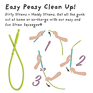 Silicone Straws - Slender Size BPA Free Non-Rubber Silicon Reusable Drinking Straws for Stainless Steel 20 oz Yeti Tumbler - Flexible, Chewy, Bendy & Safe for Kids/Toddlers