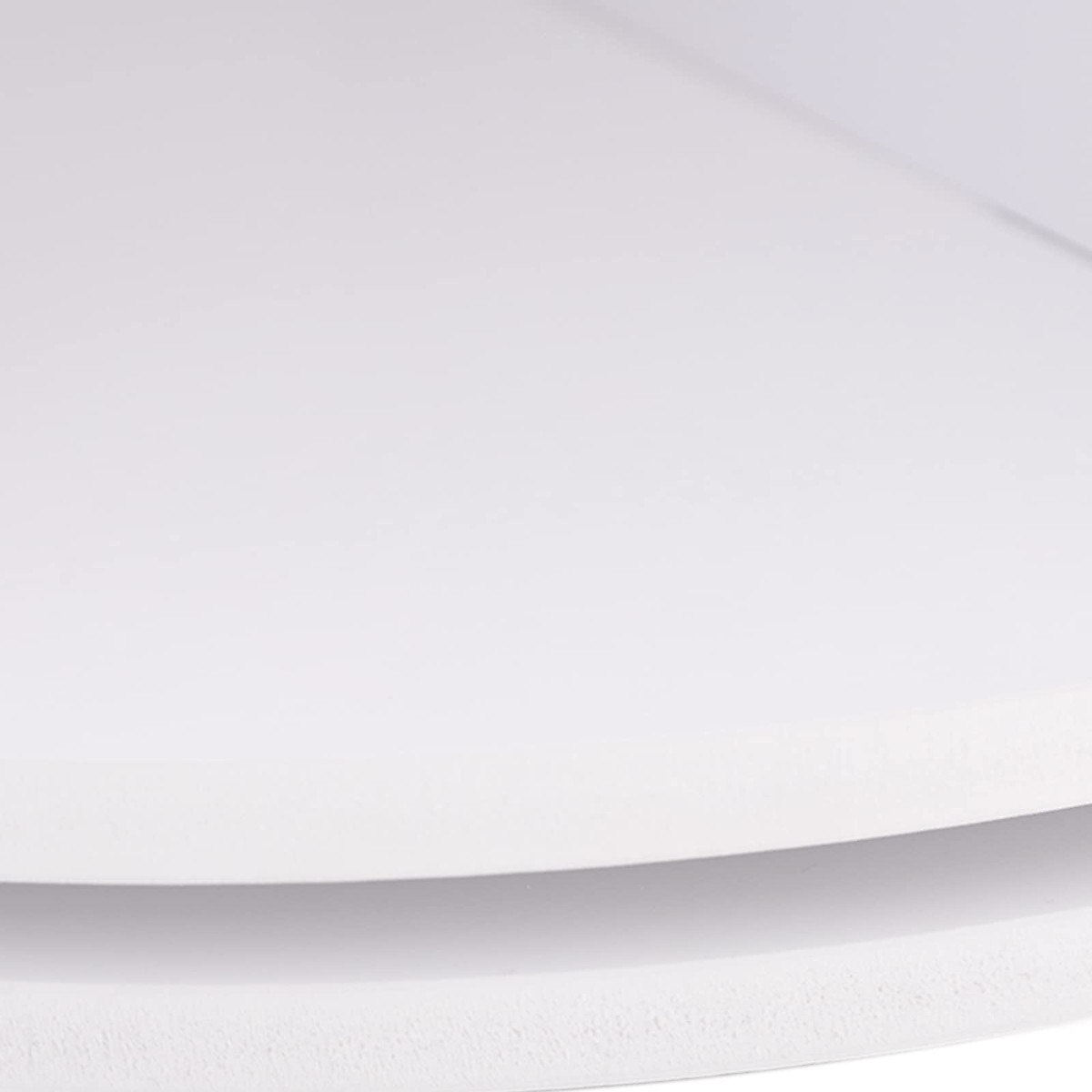 Bacacoo 2 Layers 360° Rotating Bookshelves, Freestanding Storage Shelf, Open Bookcase Nordic Style Bookshelf Organizer Storage Shelves Shelf Capacity 100k Place Books Small Potted Decorations (White)