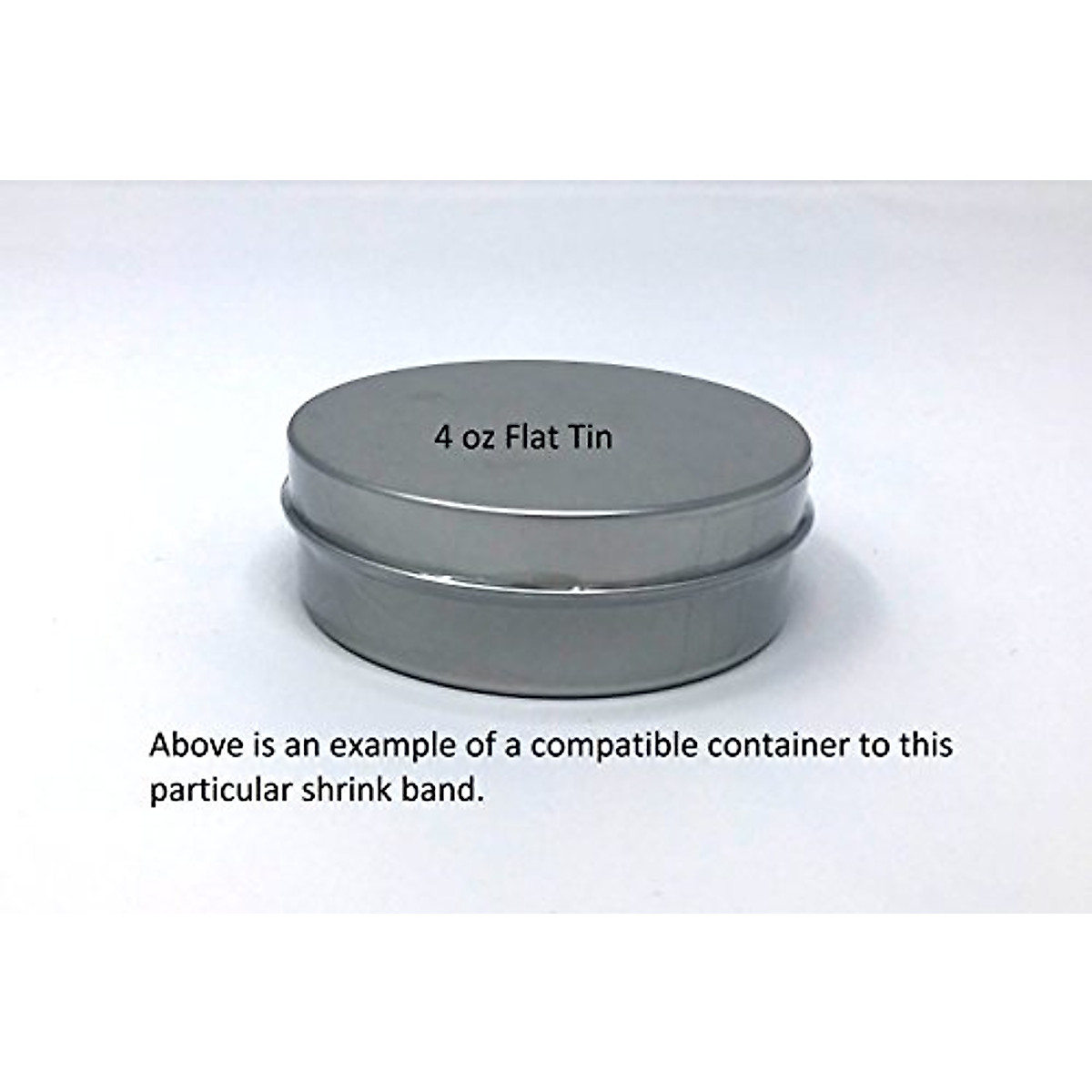 135 x 28 mm Clear Perforated Shrink Band for Glass Jars, Plastic Jars, Metal Tins and More. [Compatible Diameter Range: 3” – 3 1/4”] - Bundle of 125