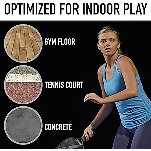 Franklin Sports X-26 Pickleballs - Indoor - 3 Count (Pack of 1) - USAPA Approved - Blue