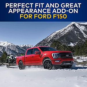 Bullet Style Antenna Mast for Ford F150 (2009-2024) - Highly Durable Premium Truck Antenna 50 Cal - Car Antenna FM AM for Ford F150 Accessories