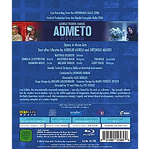 Handel: Admeto re di Tessiglia, Opera in three Acts [Blu-ray]