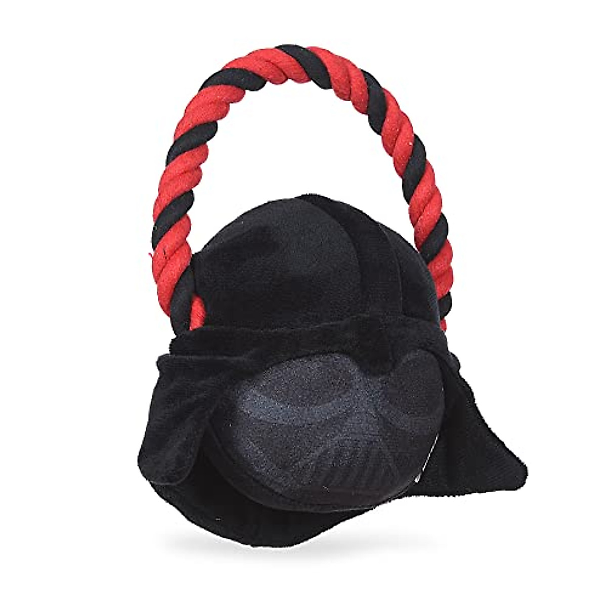 Star Wars for Pets Darth Vader Rope Ring with Plush Head Dog Toy | Darth Vader Chew Toy for Dogs | Dog Toys, Dog Tug Toys, Tug of War Dog Chew Toys, One Size (FF19198)