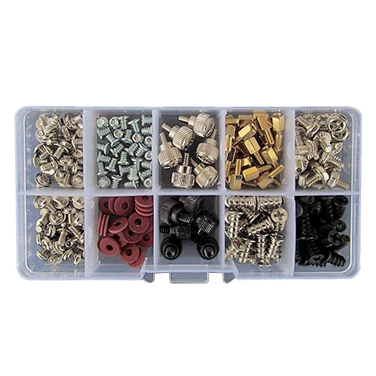 Screw 228PCS with Case DIY for Motherboard Mounting Hardware Hard Disk Set Repair Tool Computer Screws for PC Accessories