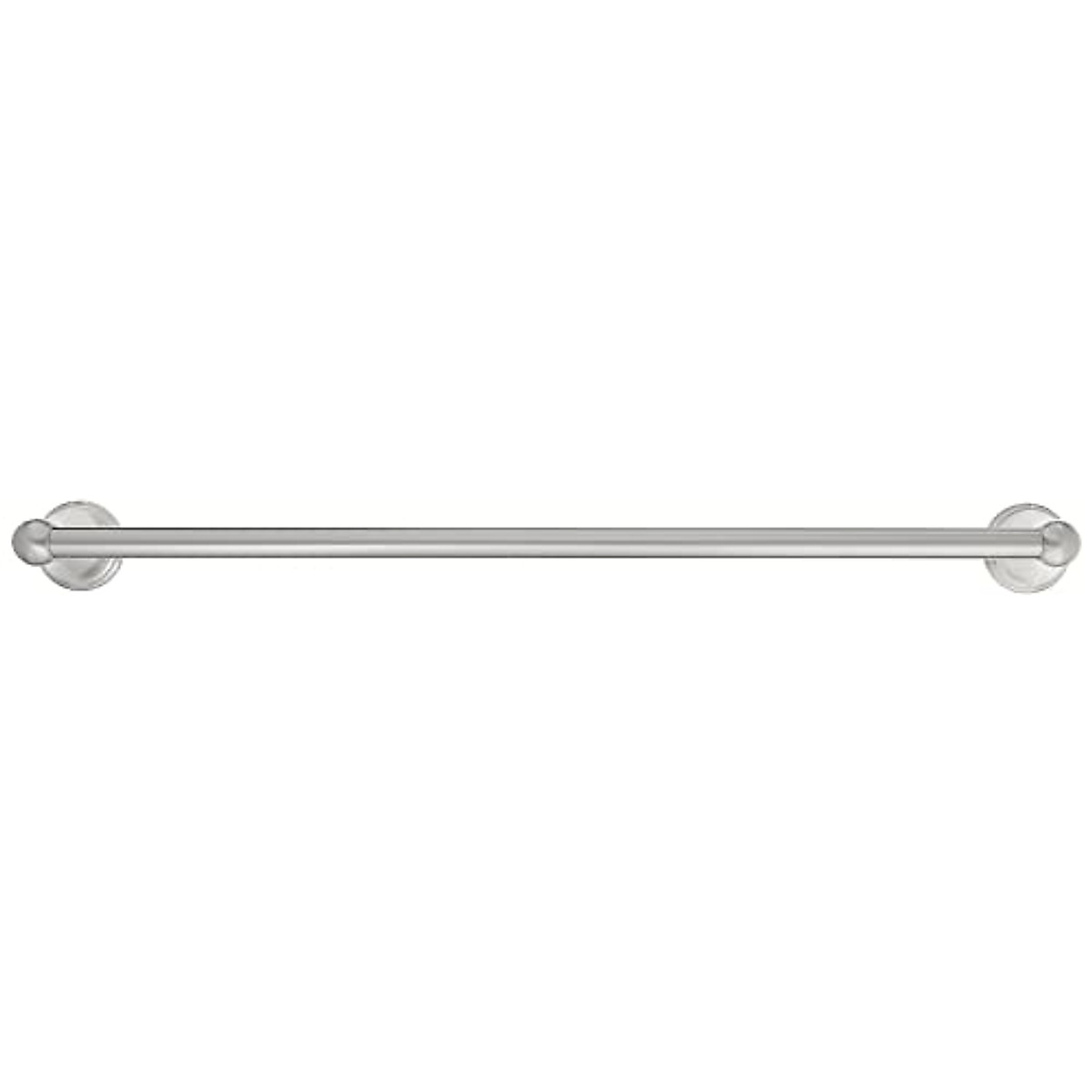 Amazon Basics Modern Towel Bathroom Bar, Satin Nickel, 24 Inch