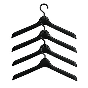 menolana 4 Pack of Sturdy Scuba Diving and Surfing Wetsuit Hangers - Black, 20kg Holding Capacity