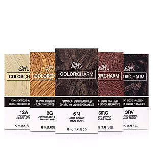 COLORCHARM Permanent Liquid Hair Color for Gray Coverage| 7NN Intense Med Blonde | 1.4 Fl Oz