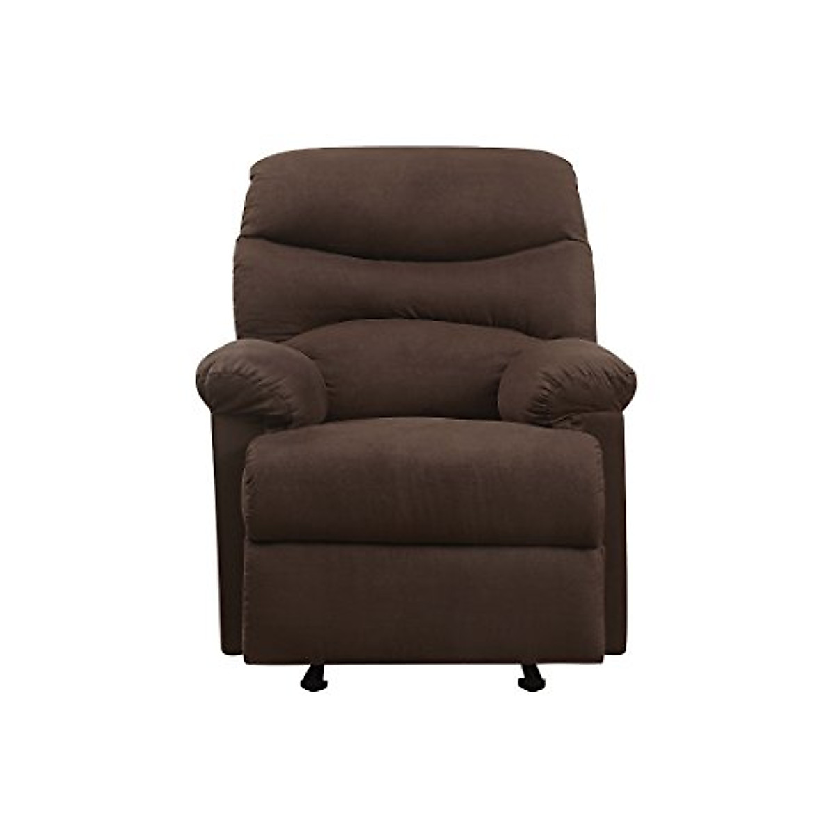 Acme Furniture Arcadia Recliner in Chocolate and Brown