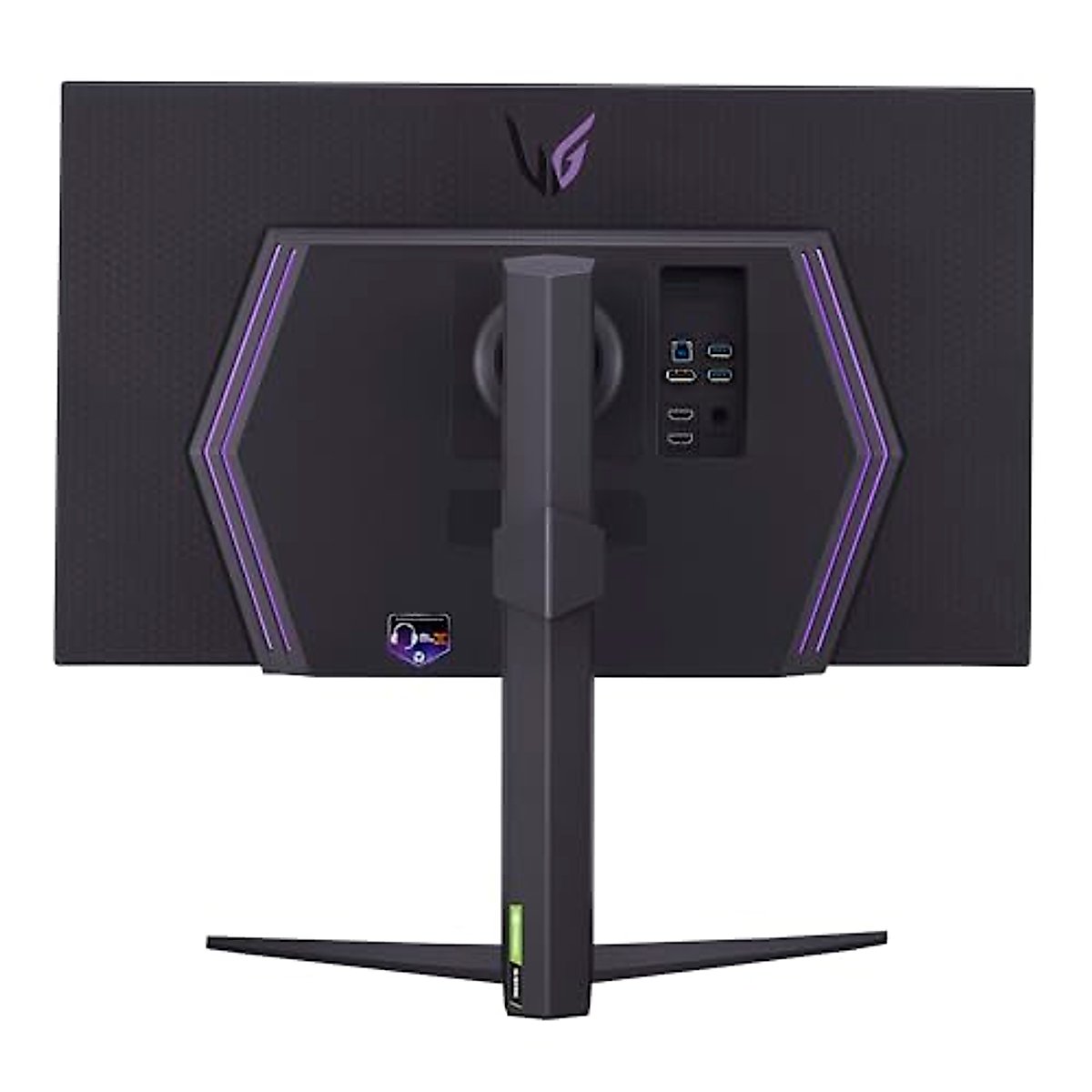 LG 27" UltraGear 4K UHD (3840x2160) Gaming Monitor, 144Hz, 1ms, VESA DisplayHDR 400, G-SYNC and AMD FreeSync Premium, HDMI 2.1, DisplayPort, 4-Pole HP Out DTS HP:X, Tilt/Height/Pivot Stand, Black
