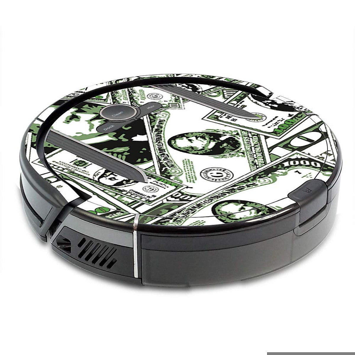 MightySkins Skin Compatible with Shark Ion Robot R85 Vacuum Minimum Coverage - Phat Cash | Protective, Durable, and Unique Vinyl wrap Cover | Easy to Apply, Remove | Made in The USA