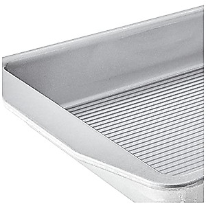 USA Pan American Bakeware Classics 9 x 13-Inch Rectangular Lasagna, Cake and Brownie Pan, Aluminized Steel, 9 x 13 Inch