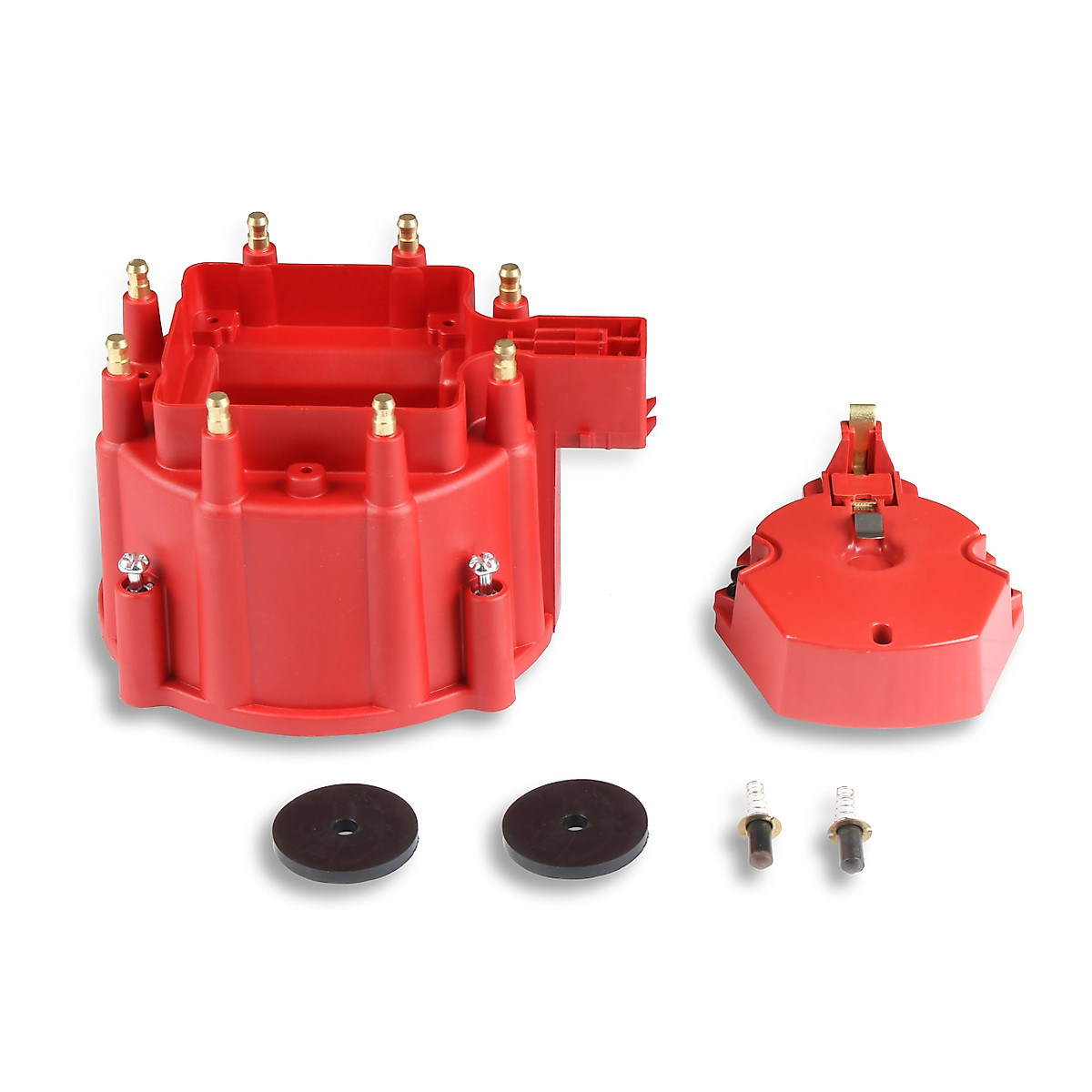 8416 MSD Distributor Cap and Rotor - GM HEI - Red