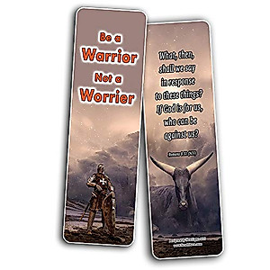 Trusting God and Not Worrying Religious Christian Bookmarks (30-Pack) - Handy Reminder About Trusting God and Not Worrying