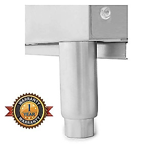 ATOSA US ATMG-48T-48″ HD Commercial Griddle Thermostatically Controlled Propane Griddle Cooktop Stainless Steel Restaurant Grill Portable Top Griddle - 100,000 BTU