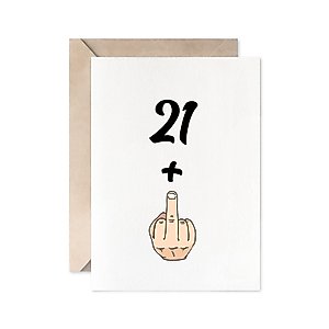 MAGJUCHE Funny 22nd Birthday Card, 21+1 women Or Men Sweet 22 Years Old Birthday Gift Joke Card