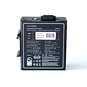 WIWAV WDH-8GT-DC 10/100/1000Mbps Unmanaged 8-Port Gigabit Industrial Ethernet Switches with DIN Rail/Wall-Mount (UL Listed, Fanless, -30°C~75°C)