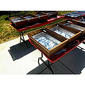 Heats Flameless Food Warming Pads | Water Activated Disposable Food Warmer for Parties | Used w/Aluminum Pans, Chafing Dish, Kitchen Accessories | Fits Foil Pan Half Size (Pans NOT Included) | 6 Pack