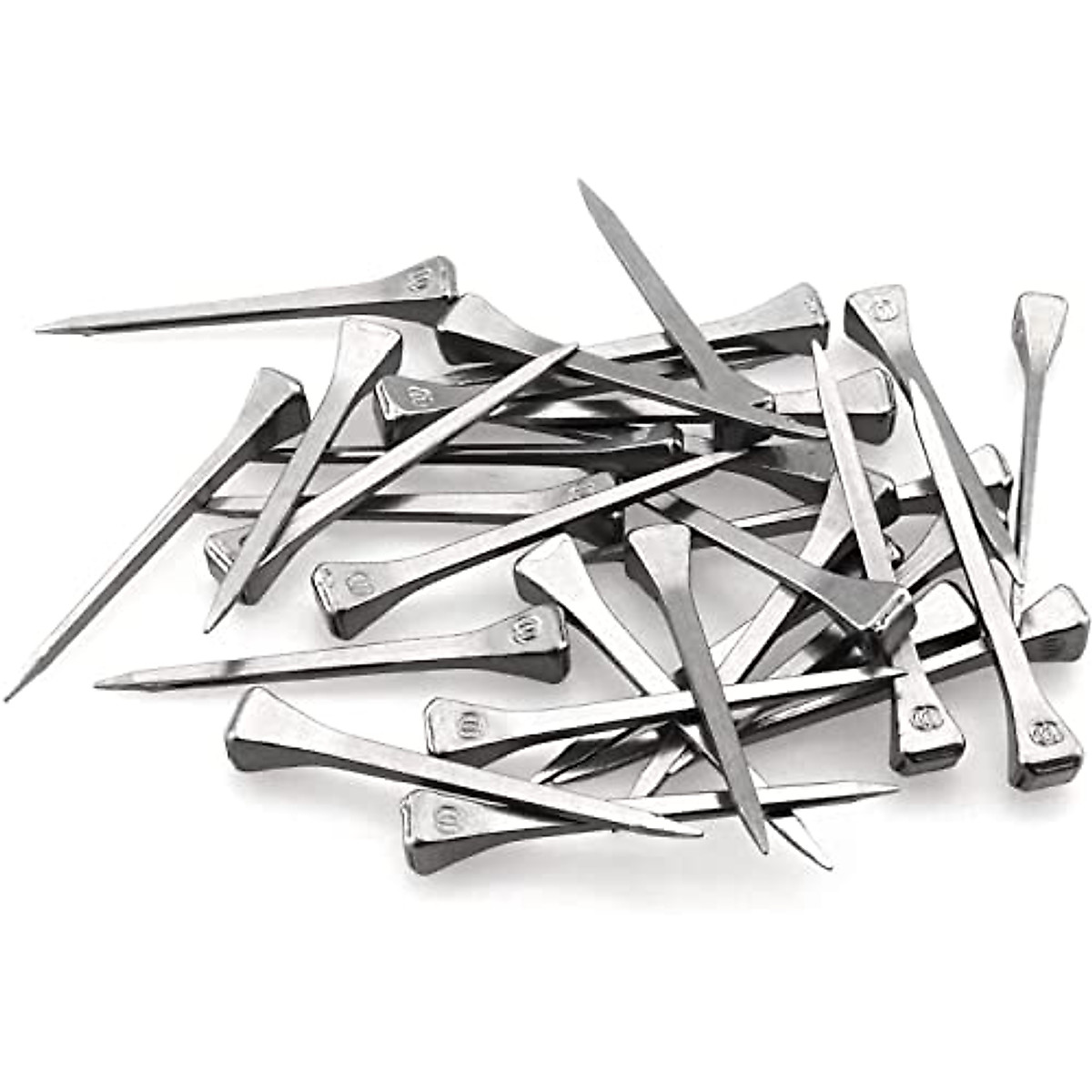JJHXSM 50pcs Horseshoe Nail E5 51mm Cold-Rolled Steel Horseshoe Nails for Horse Raining Harness Repair