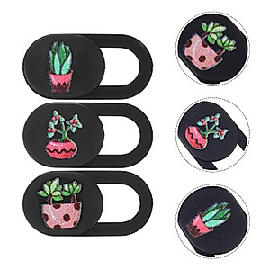 Hemobllo 3Pcs Camera Cover Phone Camera phablet Smartphone Anti Covers Smartphone Privacy Covers Webcam Cover Anti- Peeping Covers Tablet Webcam Lids abs Plastic Protective Cover Laptop