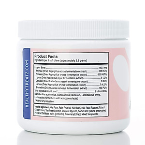 Healthy Treatz Probiotic Chews for Dogs - with Natural Digestive Supporting Enzymes for Relief of Diarrhea & Upset Stomach + Gas & Constipation - Allergy & Immune System Support