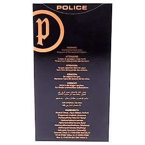 POLICE Gentleman - Fragrance For Men - Refined And Charismatic - Top Notes Of Bergamot, Lemon, Grapefruit - Heart Notes Of Cinnamon, Saffron - Base Notes Of Patchouli, Vetiver - 3.4 Oz EDT Spray