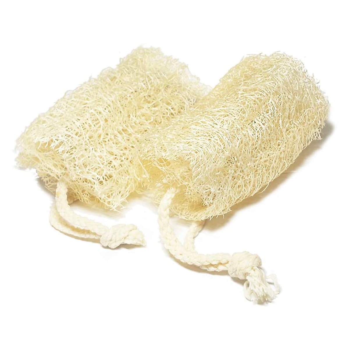 Introduction Price! 2ct Natural Loofah Sponge,Loofah Exfoliating Body Scrubber&Loofa Body Sponge,Shower Sponges for Men/Women,Skin Care,Body Scrub Exfoliator,Kitchen,Cleansing Exfoliating Sponge