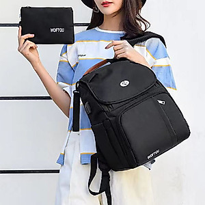 CINGHI LUSSO Diaper Bags Nappy Changing Bag with USB Port Large Capacity Travel Backpacks With Wet and Dry Separation Bag