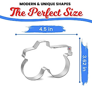 Monster Truck Cookie Cutter 5 Inch – Made in the USA – Foose Cookie Cutters Tin Plated Steel – Truck Cookie Mold