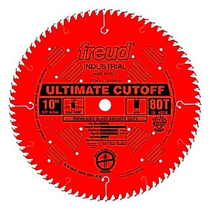 Freud LU85R010: 10" Carbide Tipped Saw Blade for Crosscutting
