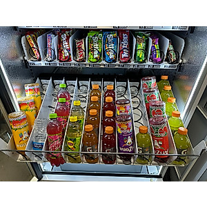 COMBO VENDING MACHINE GLASS FRONT W/CREDIT CARD READER